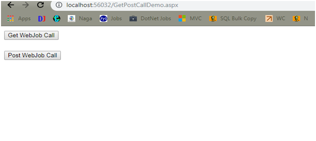 Trigger Azure WebJob By Using WebAPI Trigger Azure WebJob By Using WebAPI